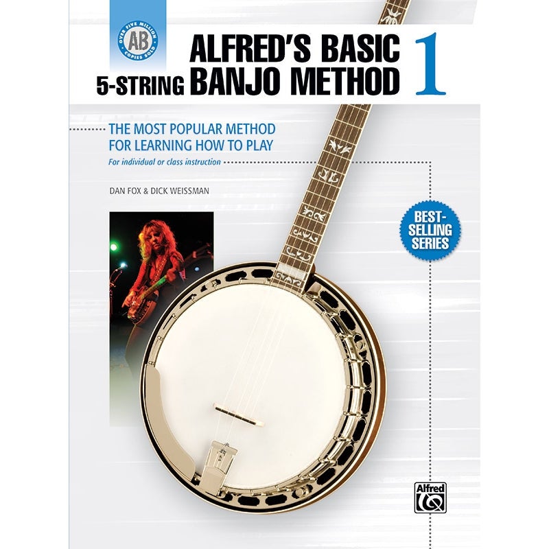 Alfred's Basic 5-String Banjo Book Method - Level 1 | House of Music